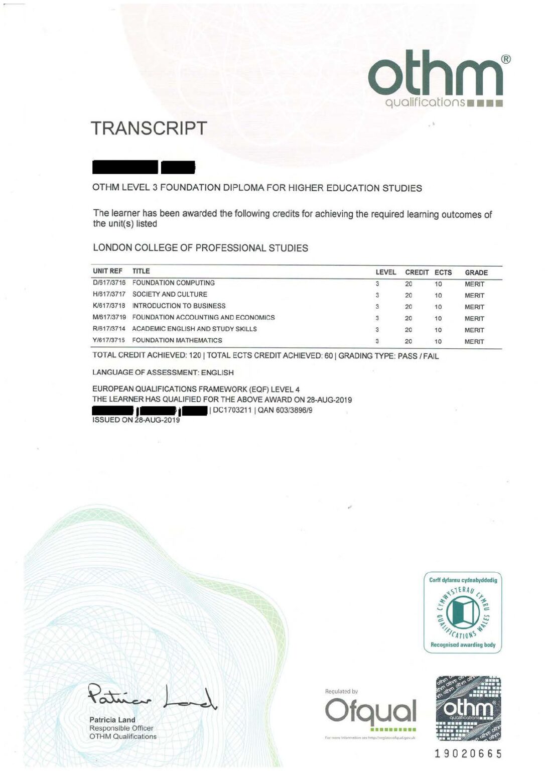 OTHM Level 3 Foundation Diploma For Higher Education Studies LCPS othm-level-3-foundation-diploma-for-higher-education-studies-lcps